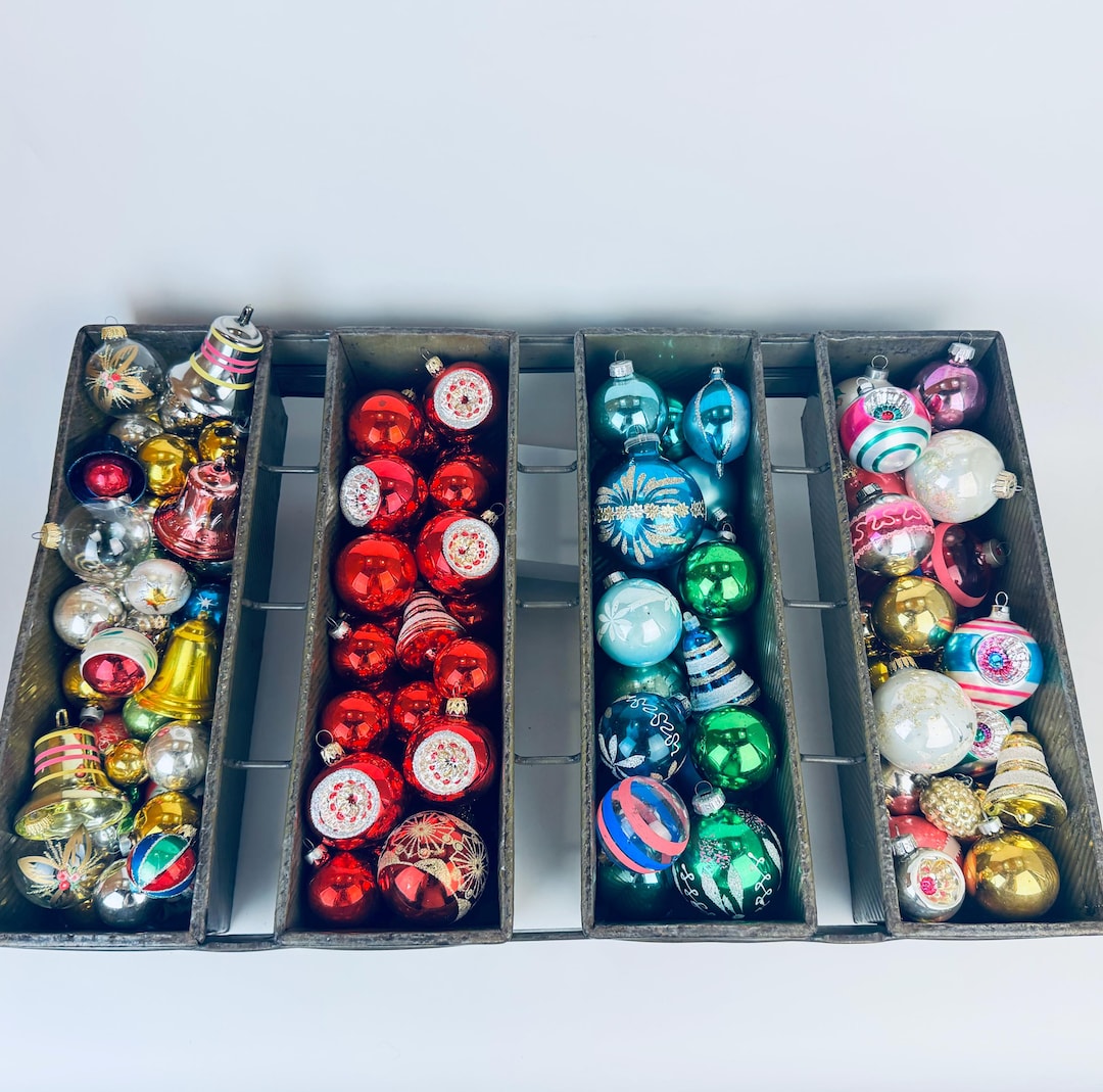 Vintage Assorted Glass Christmas Tree Ornaments - Sold Individually or ...