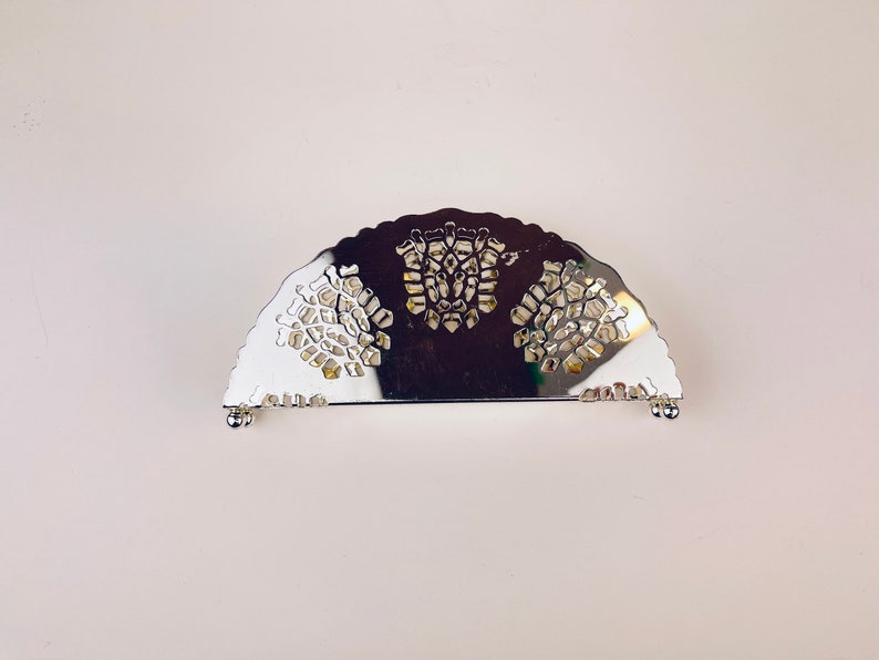 Vintage Silver Mayell Napkin Holder Made in England - Etsy