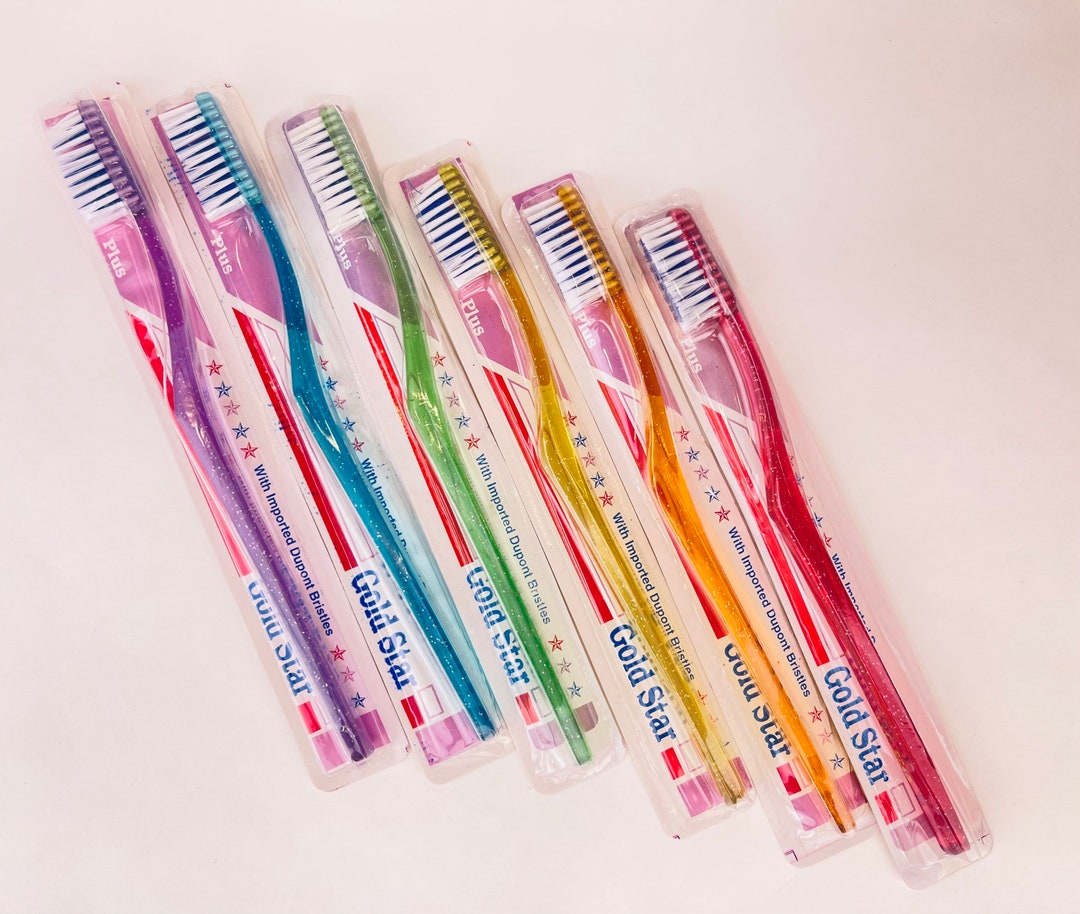 Vintage Gold Star Tooth Brush (NEW) - With Imported Dupont Bristles ...