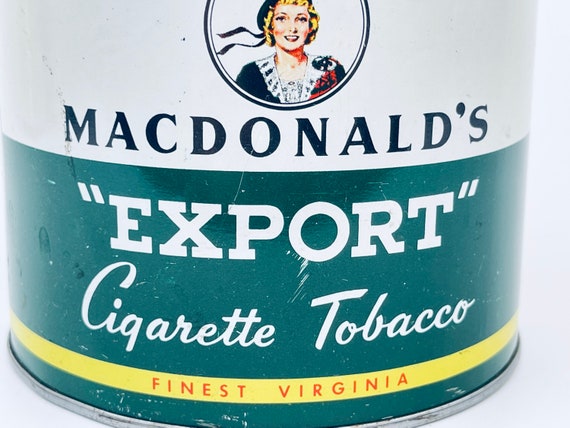 Vintage MacDonald's "Export" Cigarettes Tobacco Tin -… - Gem
