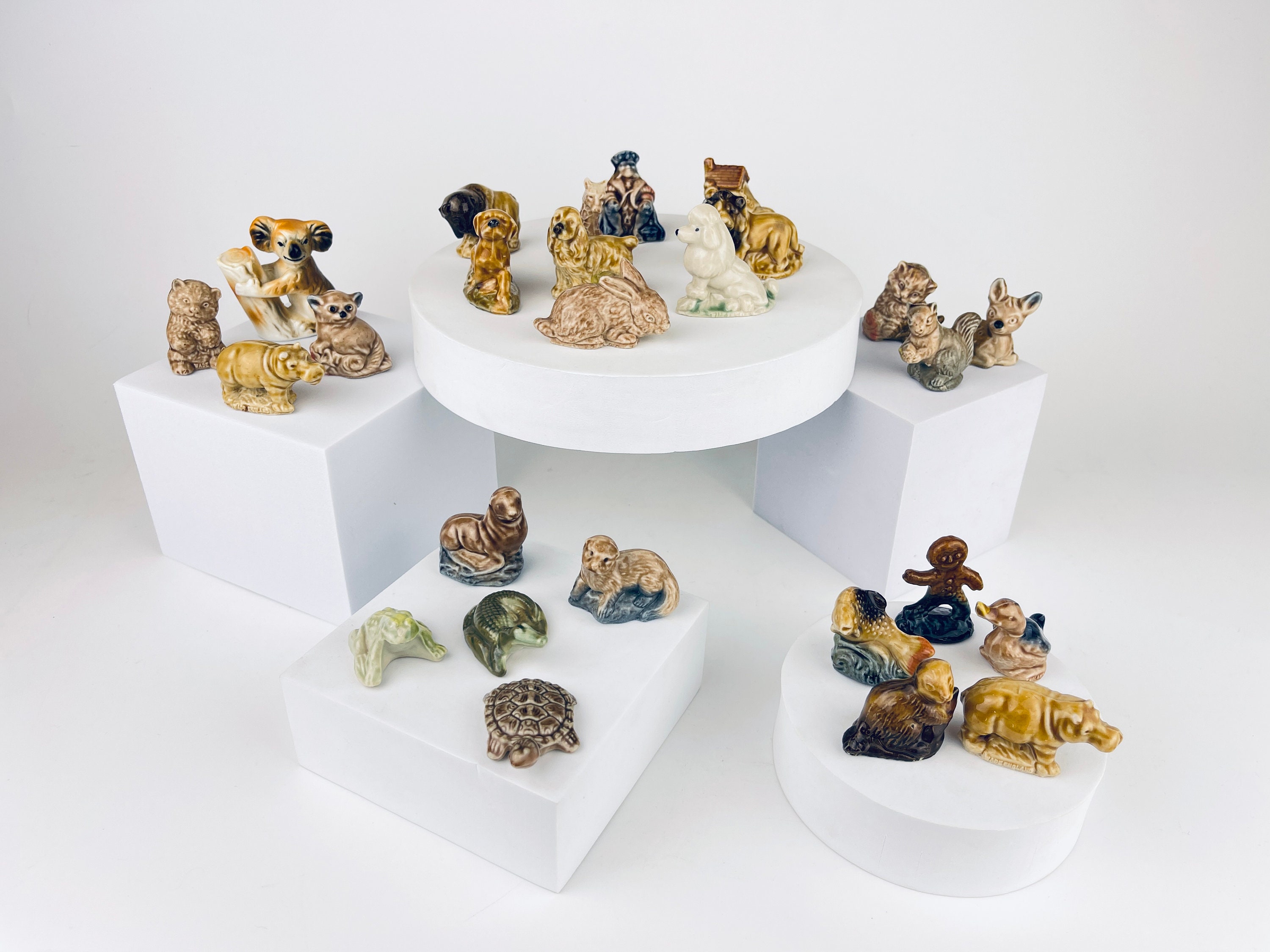 Miniature Porcelain Animal Figurines Mini Porcelain Animals