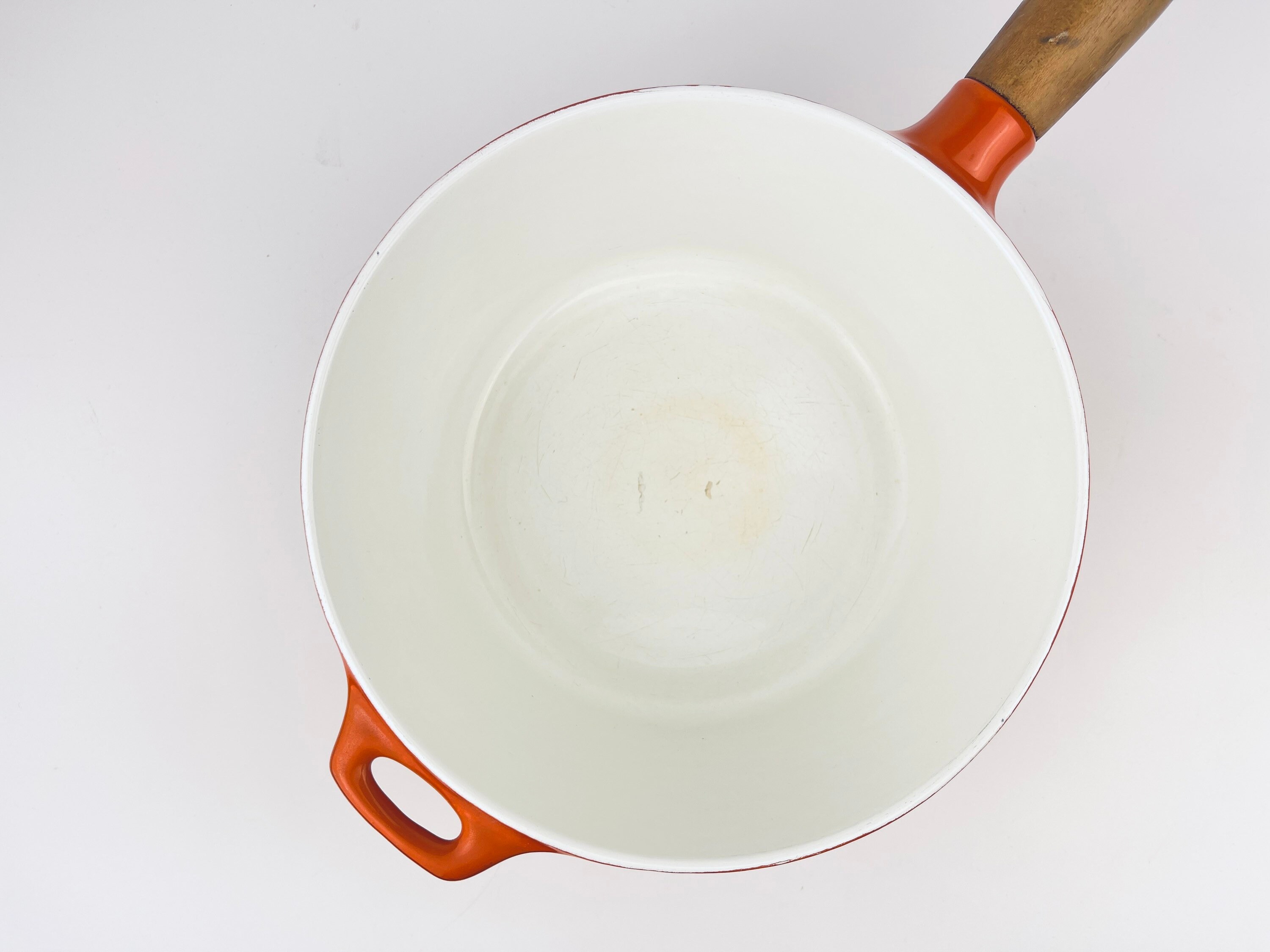 Vintage COPCO 'ombre Orange' Cast Iron Pot Michael - Etsy