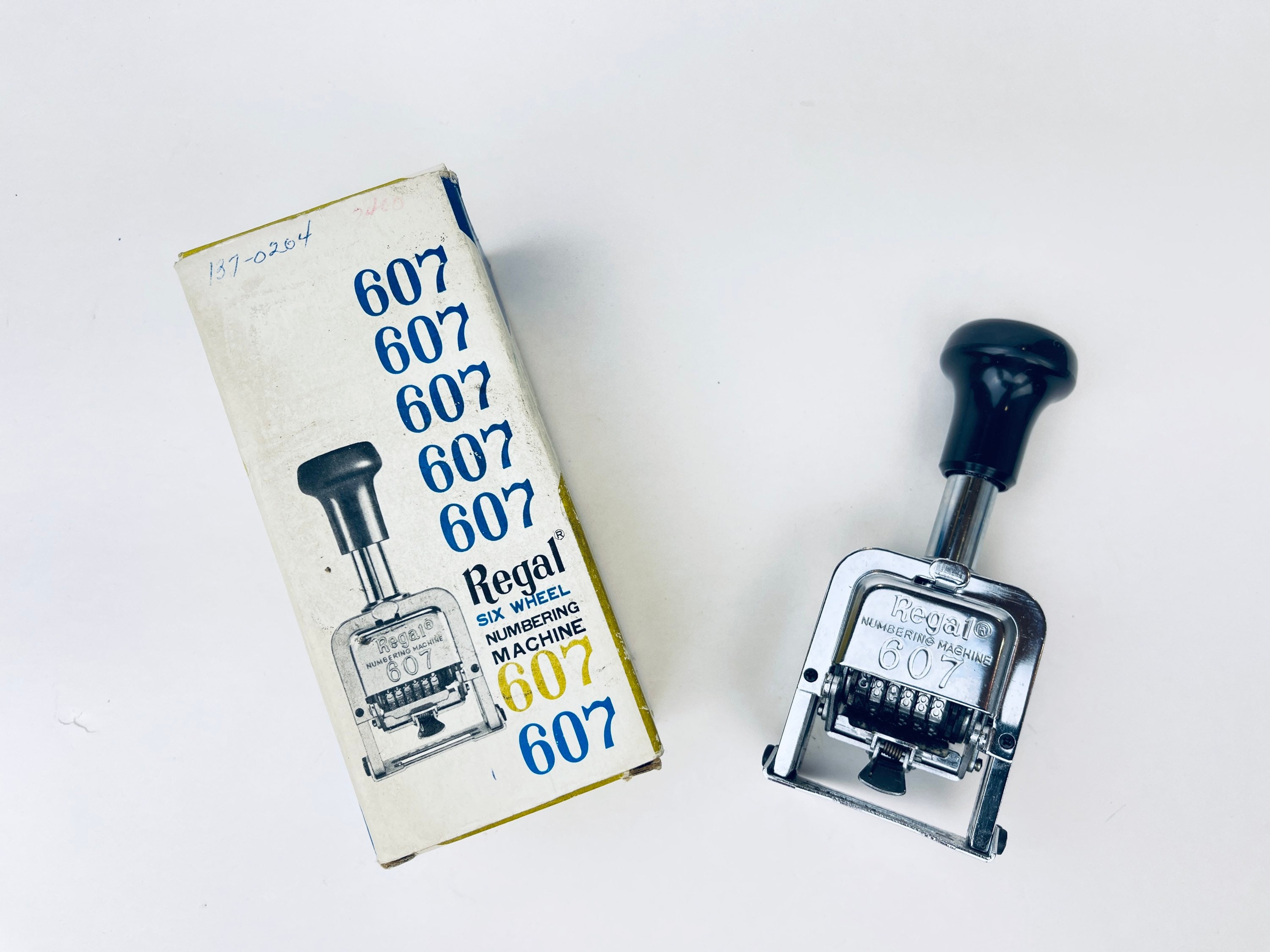 Vintage Regal Numbering Machine Stamp Model 607 Bostitch | Etsy