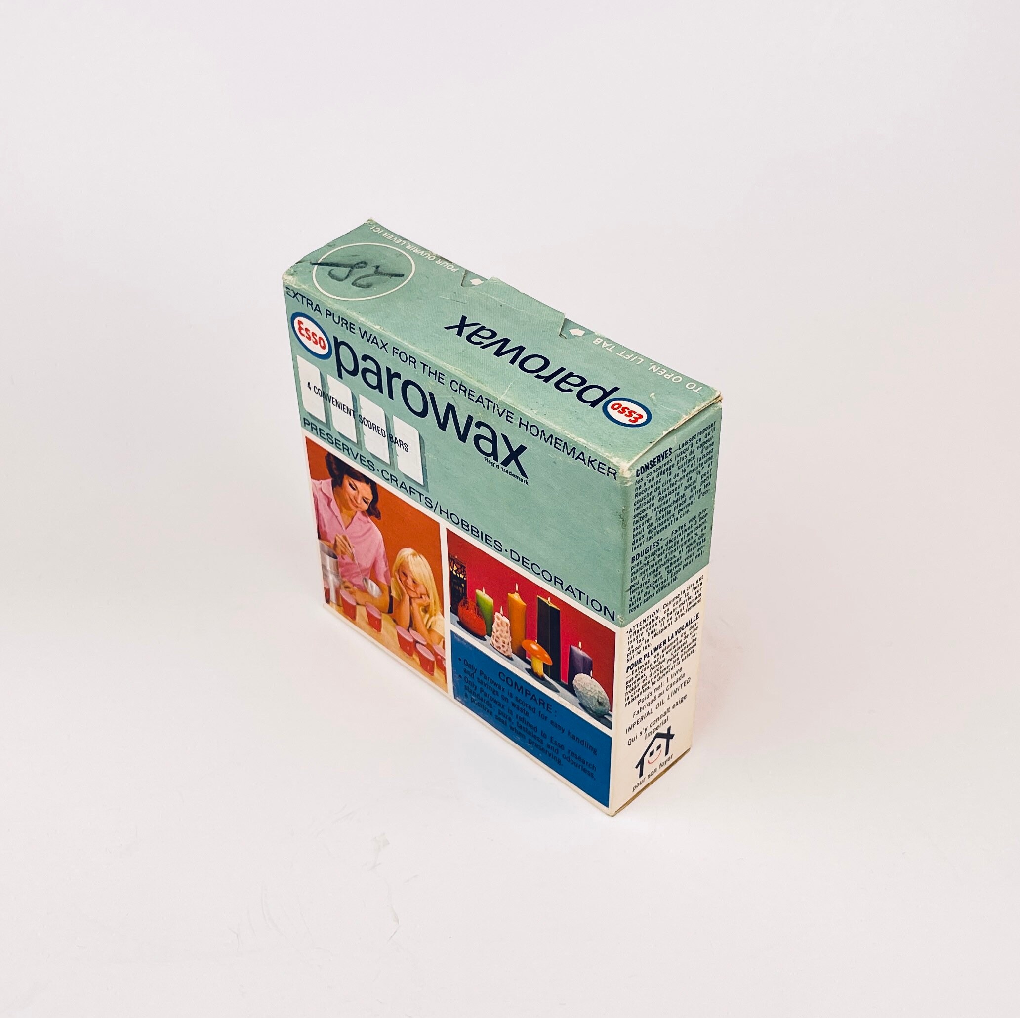 Vintage Esso Parowax Extra Pure Wax for the Creative - Etsy