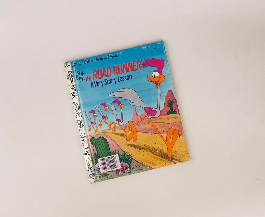 Vintage the Road Runner A Very Scary Lesson A Little Golden Book - Etsy