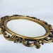 Vintage Hollywood Regency Gold Gilt Oval Wall Mirror - Made in Canada ...