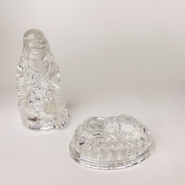 Princess House Crystal Nativity Set - Etsy