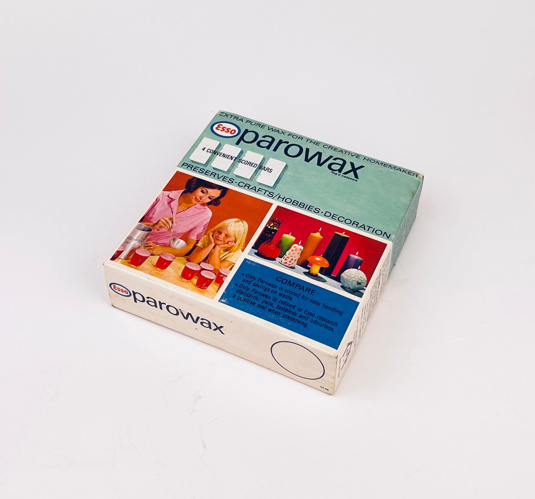 Vintage Esso Parowax Extra Pure Wax for the Creative - Etsy
