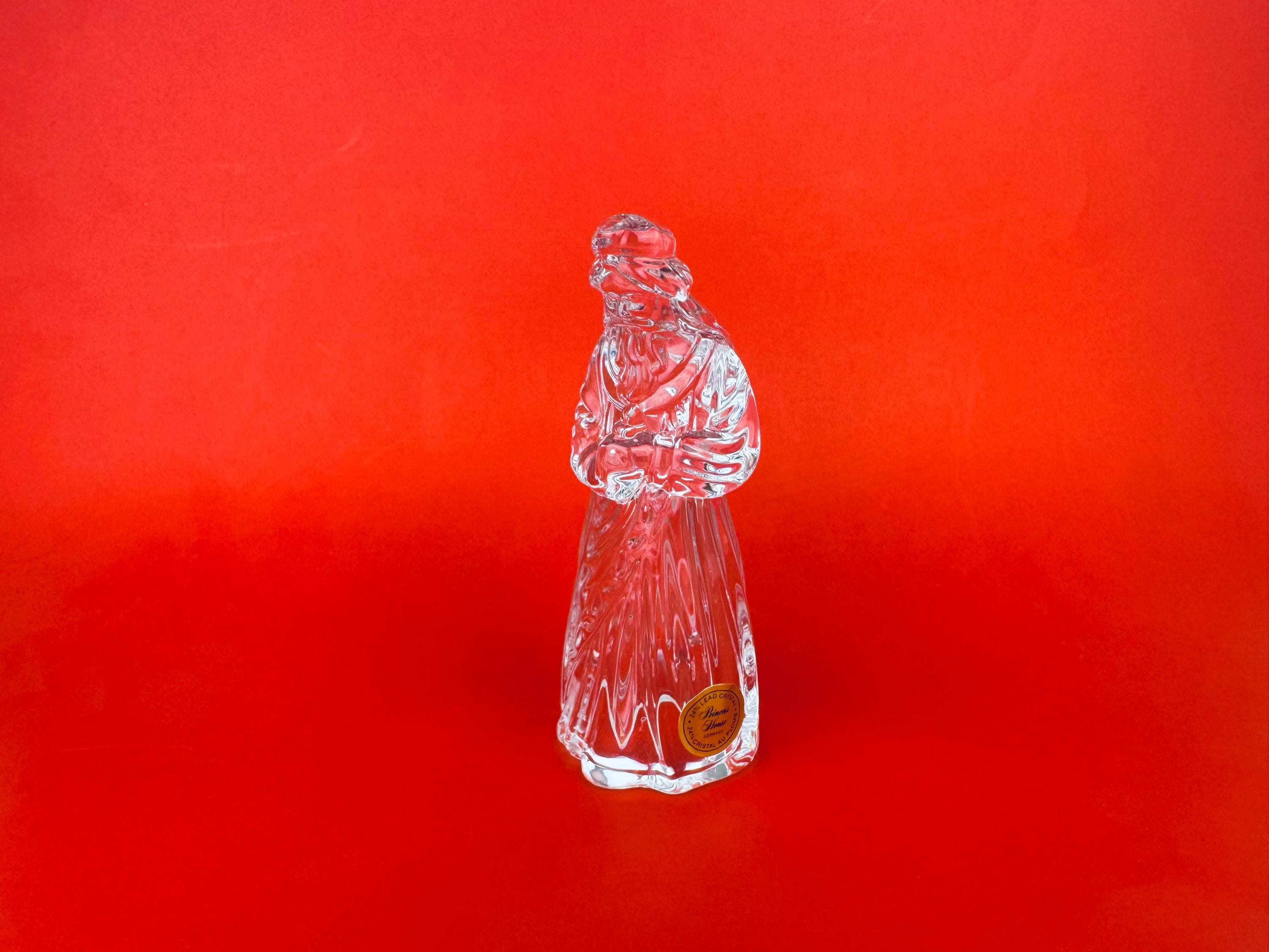 Vintage Princess House 24% Lead Crystal Glass Christmas Nativity ...