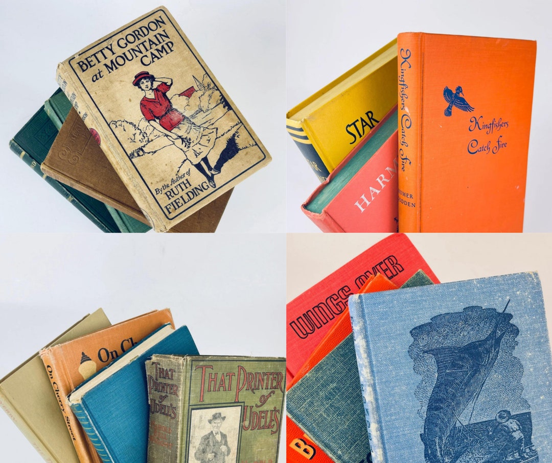 Vintage/antique Decorative Hard Cover Book Bundle Sets - Sets Sold ...