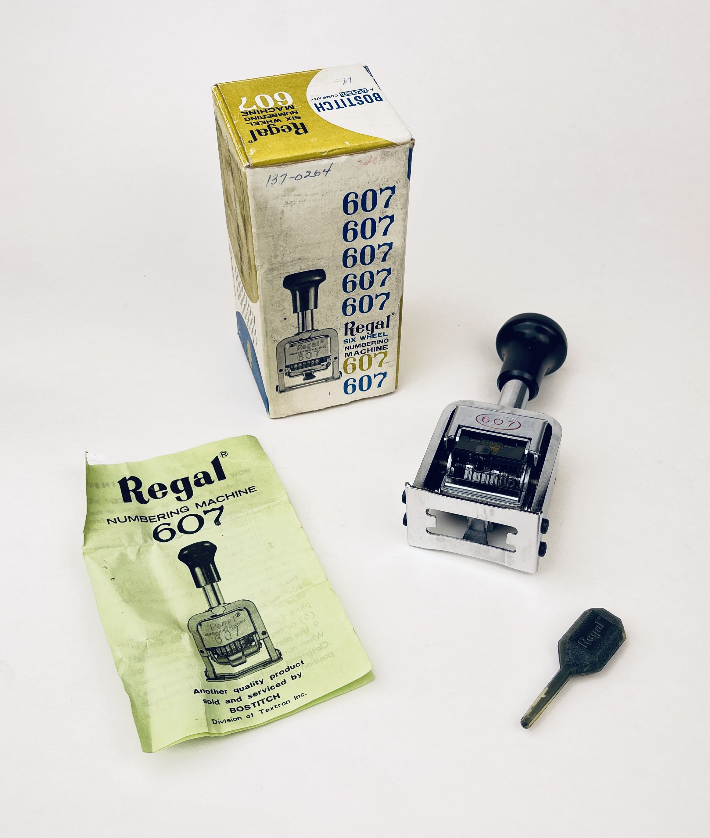Vintage Regal Numbering Machine Stamp Model 607 Bostitch | Etsy