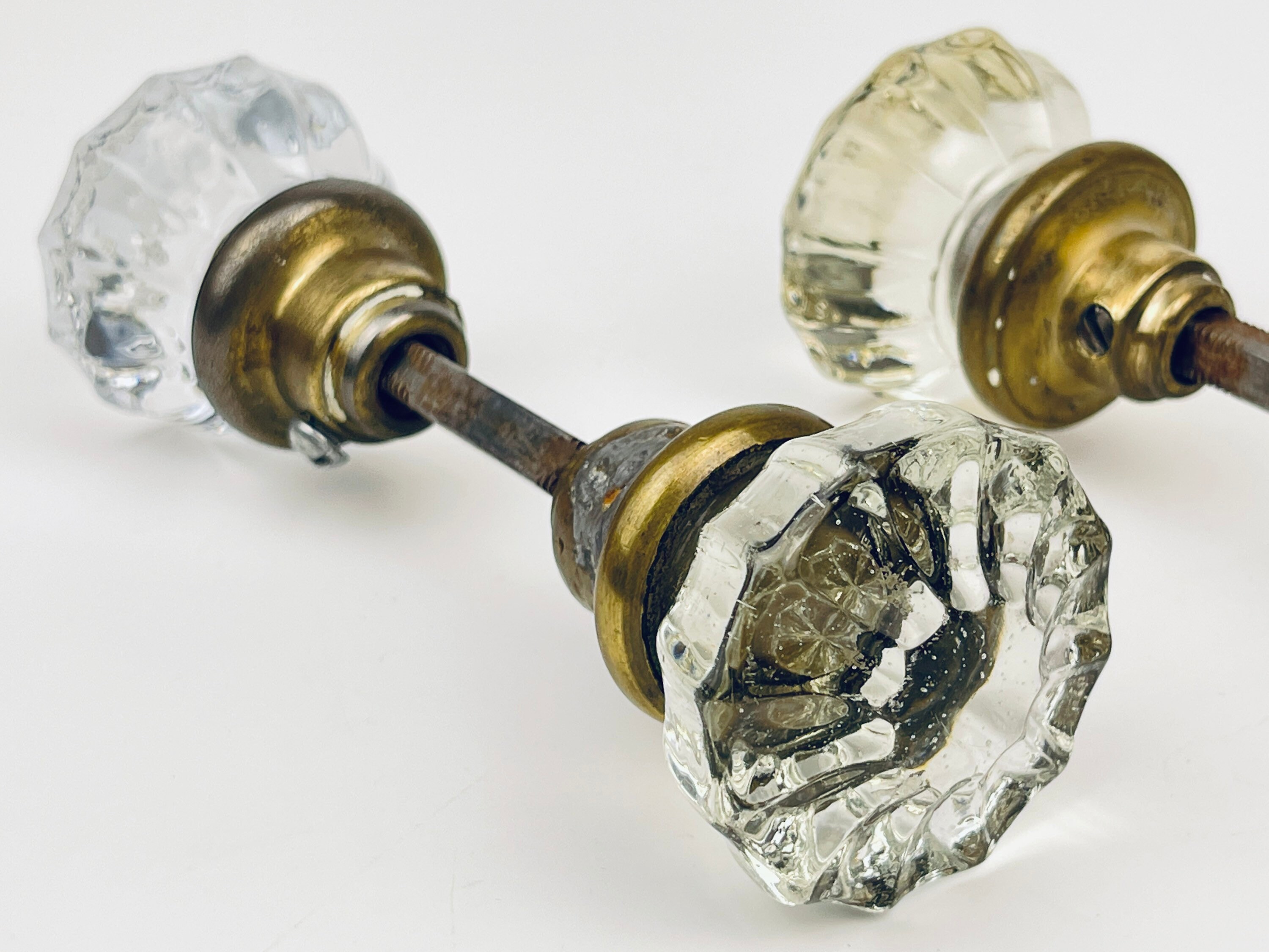 Vintage Crystal Door Knobs