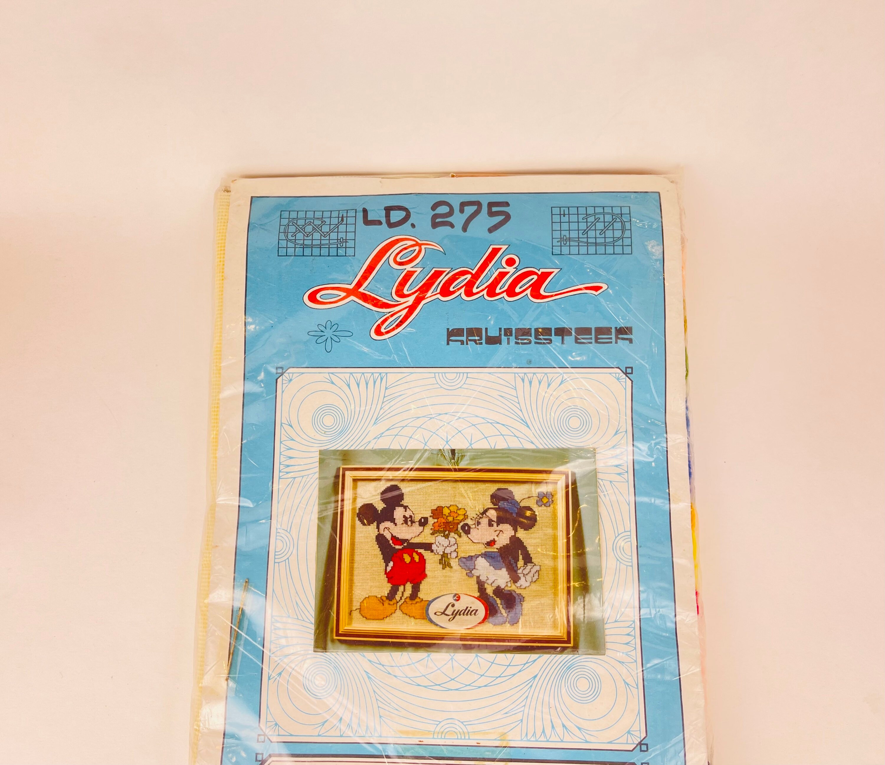 Vintage Lydia LD 275 Kruissteek Mickey Minnie Mouse | Etsy