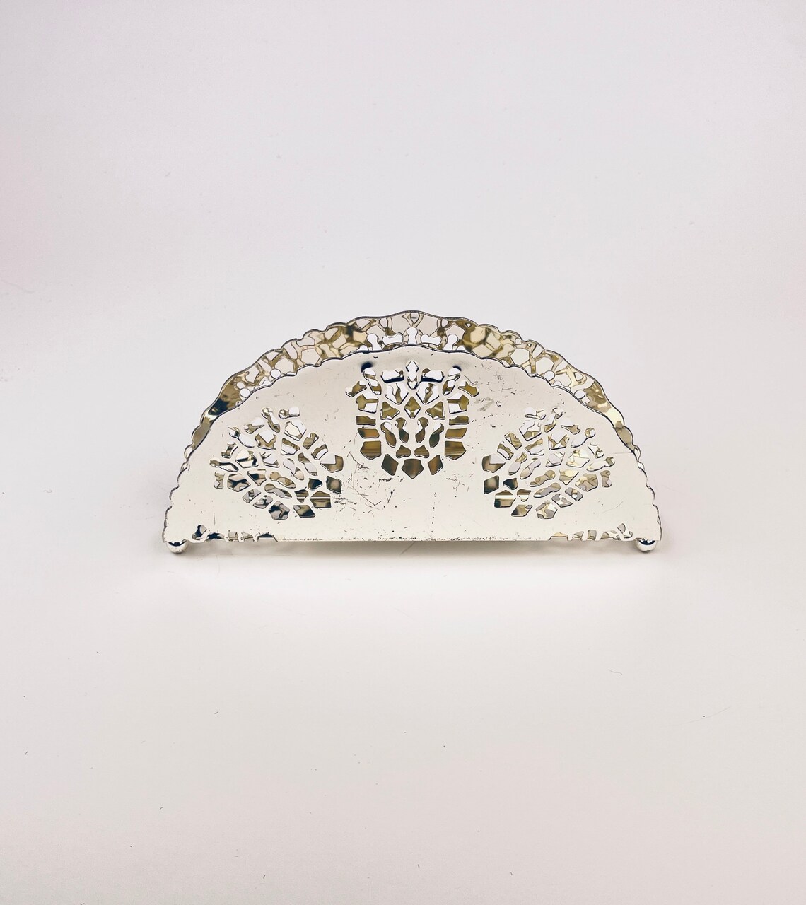 Vintage Silver Mayell Napkin Holder Made in England - Etsy