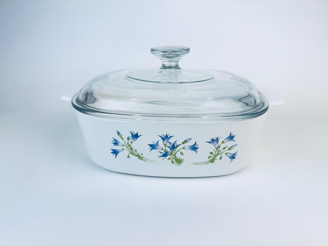 Vintage 'blue Dusk' Corning Ware Casserole Dish - Made in USA - Sold ...