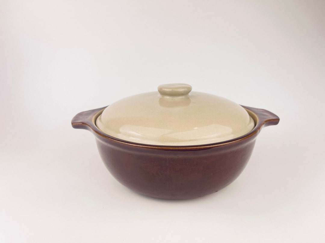 Vintage Denby England Stoneware Casserole Dish 2.5 PT Ovenware Baking ...