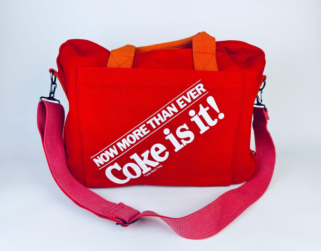 Vintage 1980s Coca-cola Bag – “coke is It!” Retro Shoulder Tote - Etsy