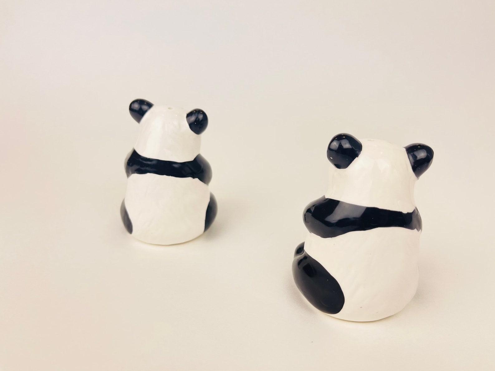 Vintage 'Fancy' Panda Salt Pepper Shakers Set of 2 | Etsy