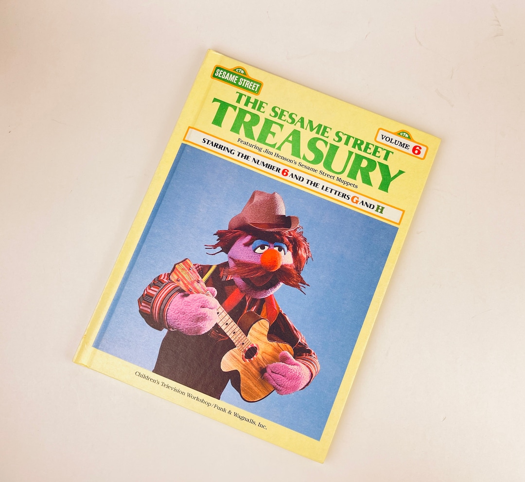 Vintage the Sesame Street Treasury Hardcover Book Volume 6 Staring the ...