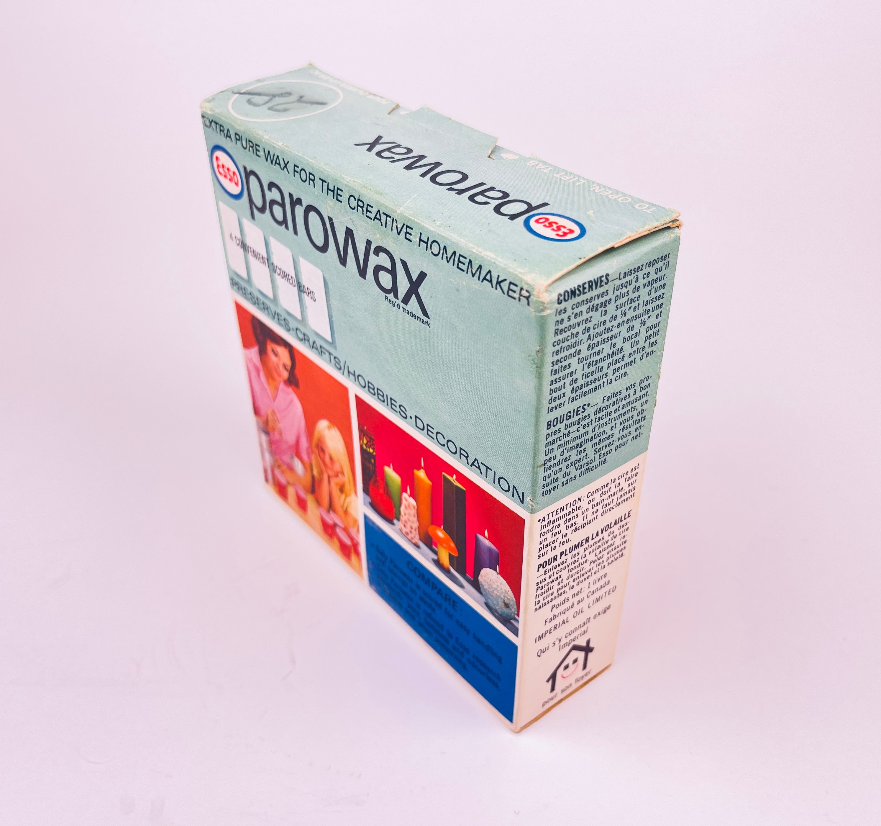 Vintage Esso Parowax Extra Pure Wax for the Creative - Etsy