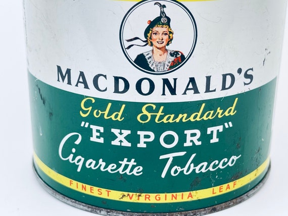 Vintage McDonald's Gold Standard "Export" Cigarette T… - Gem