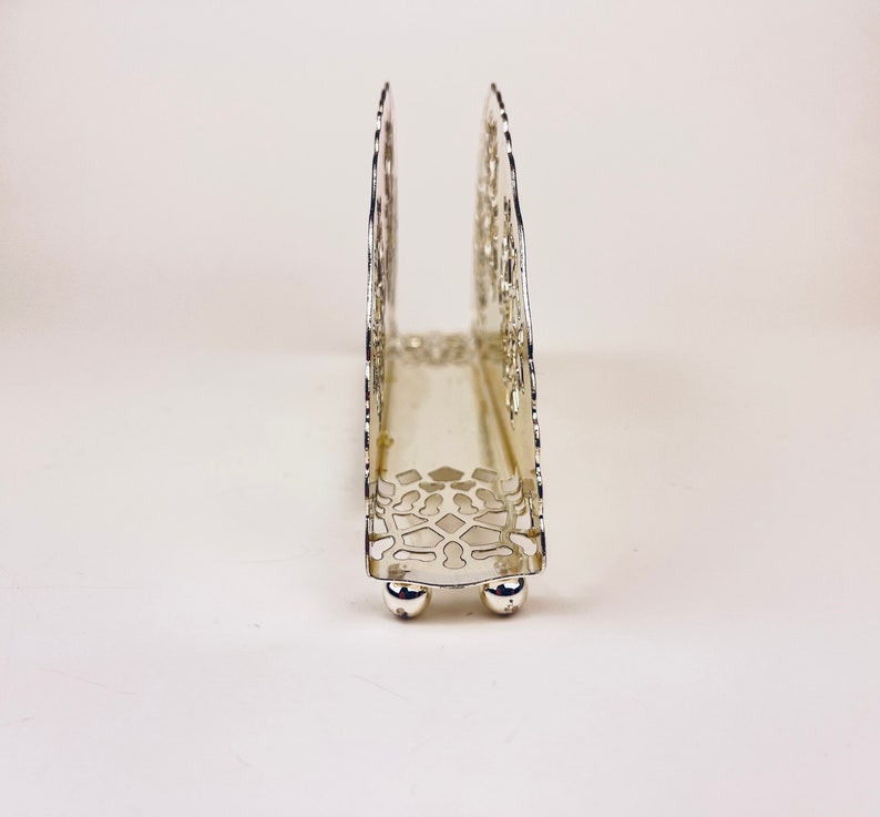 Vintage Silver Mayell Napkin Holder Made in England - Etsy