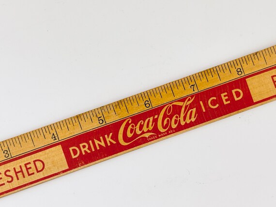 Vintage Wood Coca-cola 12 Ruler imperial Drink | Etsy