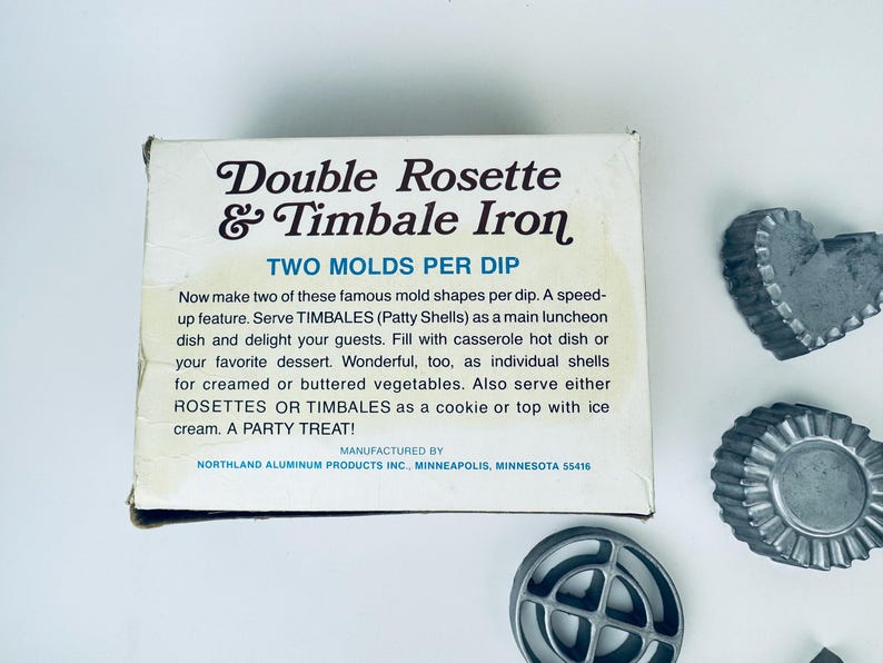 Vintage Nordic Ware Rosette & Timbale Iron Set – Scandinavian Pastry ...