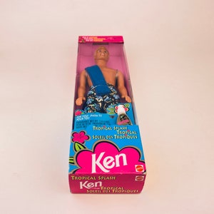 Vintage Ken Barbie Doll - Tropical Splash - New in Box (1994) - Etsy