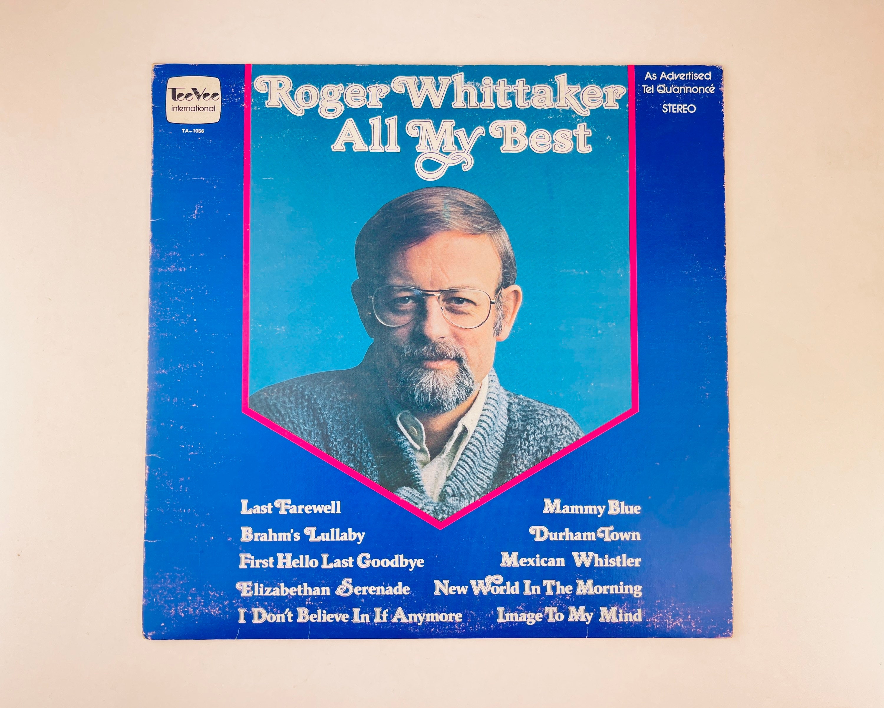 Vintage Roger Whittaker All My Best Vinyl Record - Etsy
