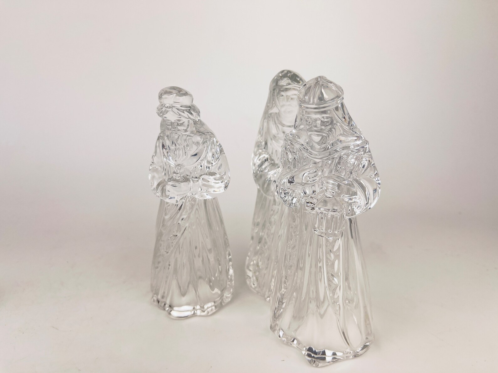 Vintage Princess House 24% Lead Crystal Glass Christmas Nativity ...