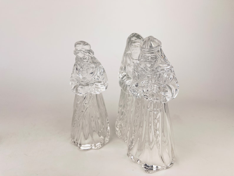 Vintage Princess House 24% Lead Crystal Glass Christmas Nativity ...