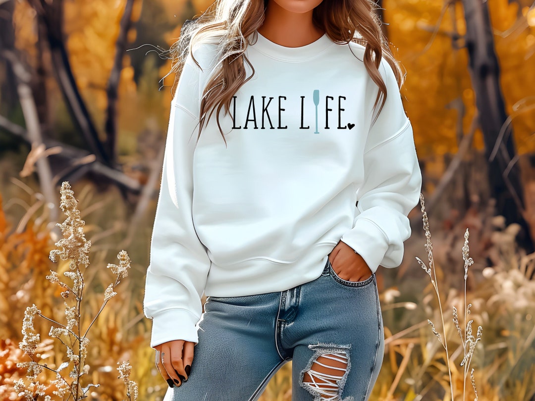 Lake Life Sweatshirt, on the Lake Hoodie, Travel Lover Outfit, Gift for ...