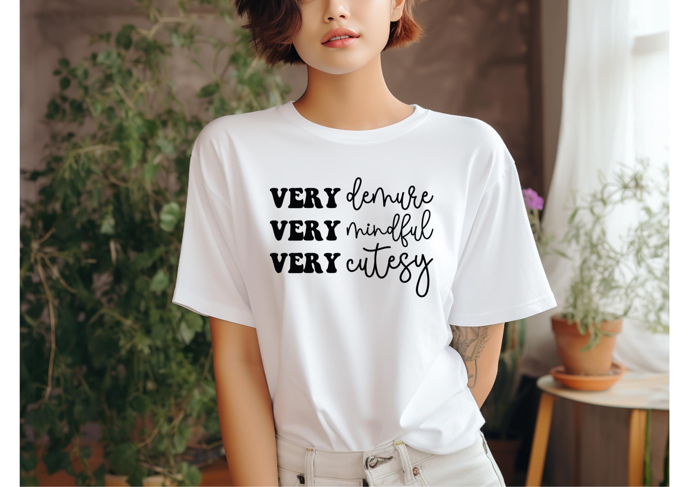 Very Demure Shirt, Demure T-shirt, Gifts for Demure Girls Women, Strong ...