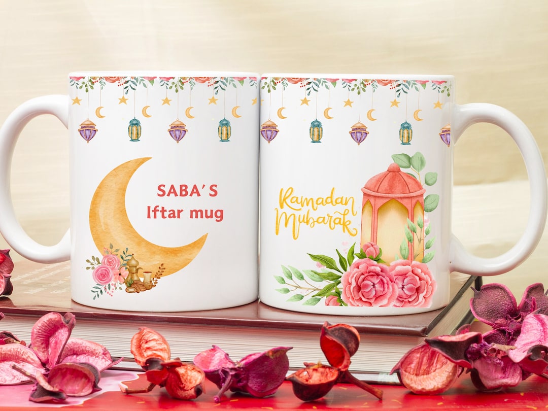 Personalized Ramadan Mubarak Gift, Iftar Mug, Ramadan Favours, Ramadan ...