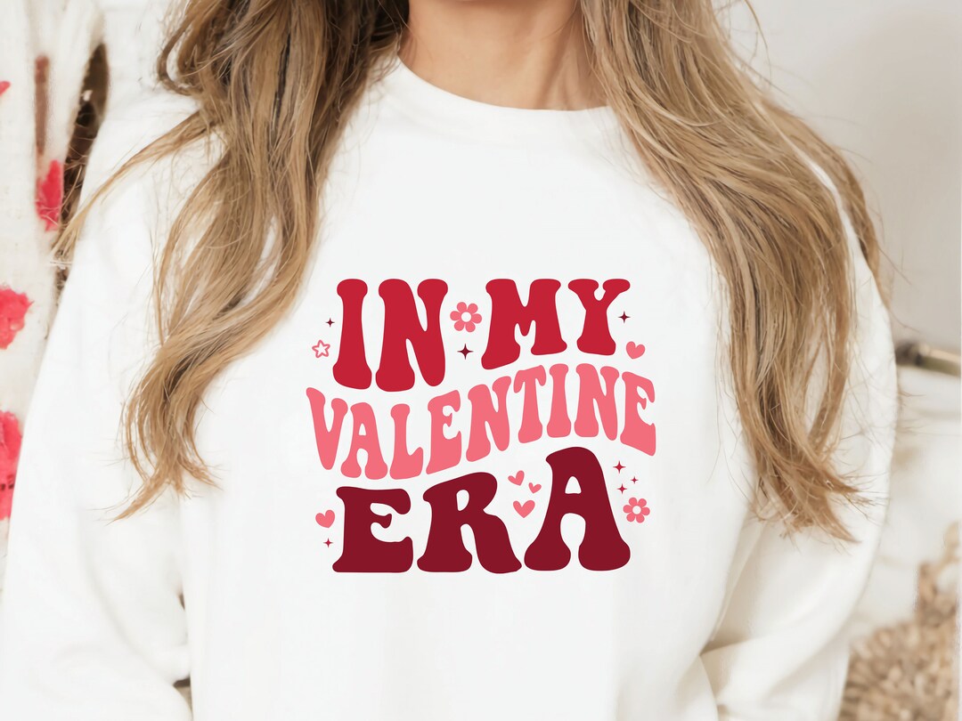 In My Valentine Era Shirt, Happy Valentine’s Day Shirt, Cute Valentines ...