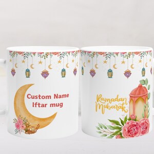 Personalized Ramadan Mubarak Gift, Iftar Mug, Ramadan Favours, Ramadan ...