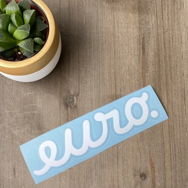 Custom Euro Stickers - Etsy