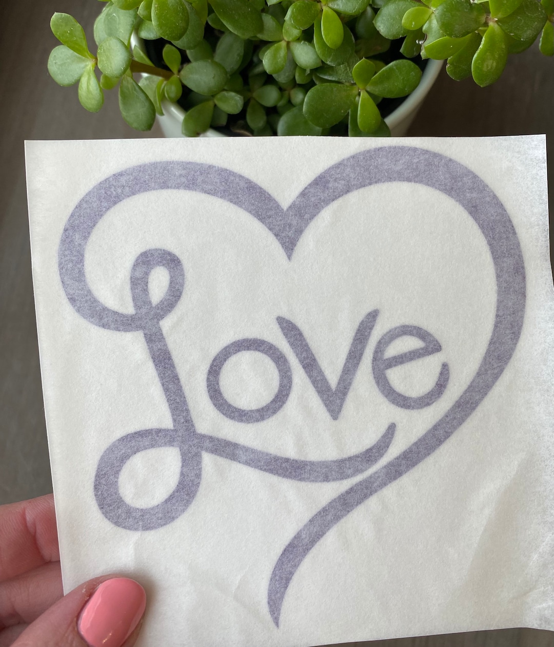 Love Heart Vinyl Decal - Etsy