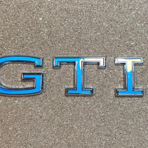 Emblem Color Change Vinyl Decal Overlay Compatible With VW MK8 Golf GTI ...