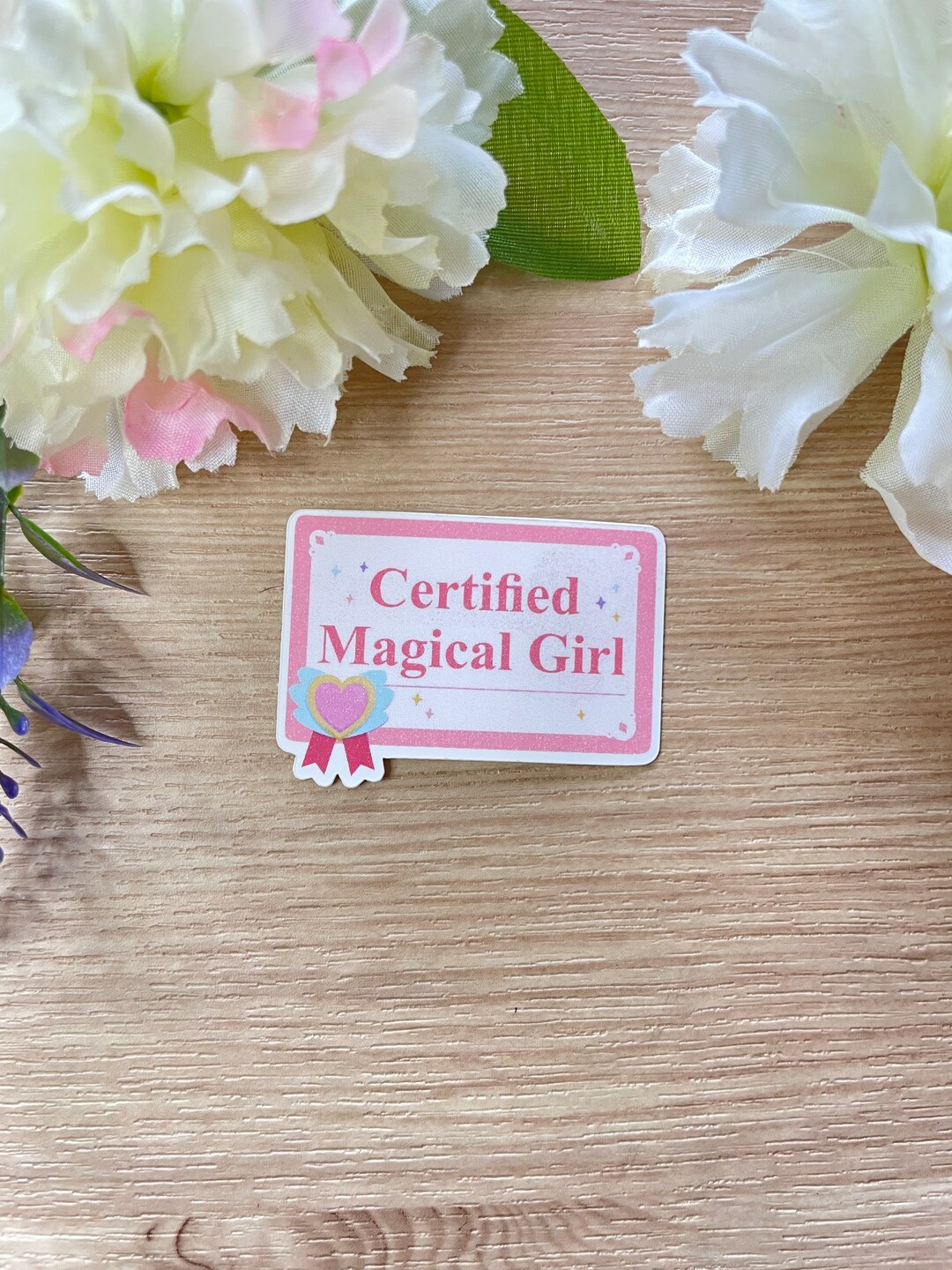 Certified Magical Girl Sticker - Etsy