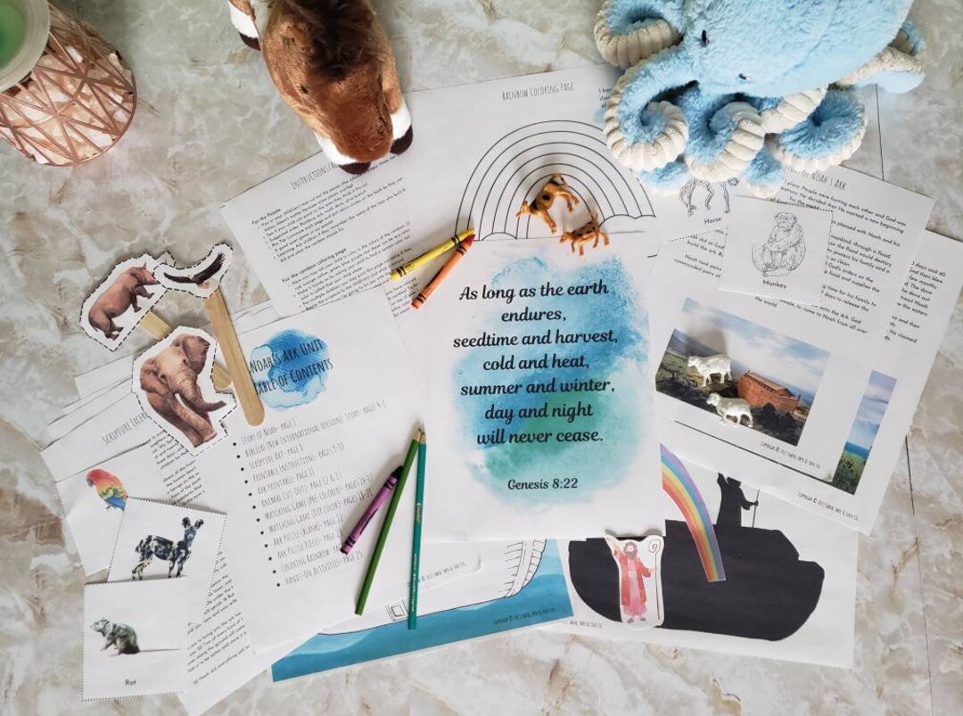 Noah's Ark Study Unit|printable Study Unit|homeschool|christian ...