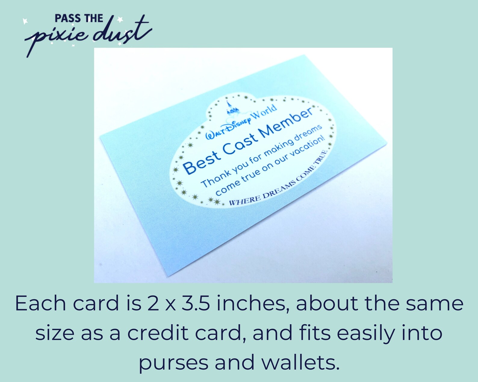 Set of 10 Best Cast Member Name Tag Disney Cast Member Thank - Etsy