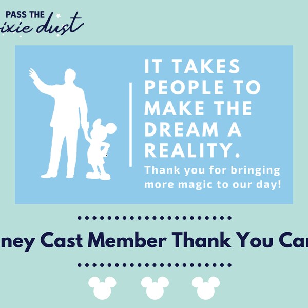 Mousekeeping Thank You Notes - Etsy