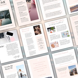 Travel Agent New Client Welcome Guide, Travel Agent Template, Canva ...