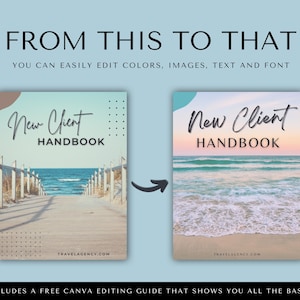 Travel Agent Welcome Guide and New Client Handbook for Clients, Travel ...