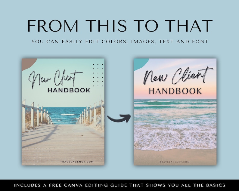 Travel Agent Welcome Guide and New Client Handbook for Clients, Travel ...