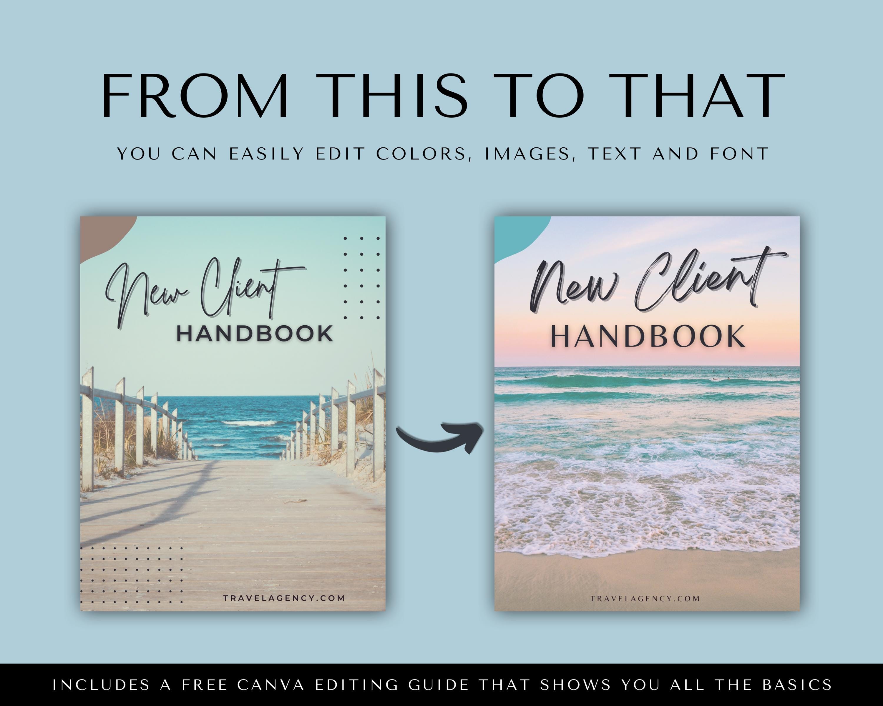 Travel Agent Welcome Guide and New Client Handbook for Clients, Travel ...