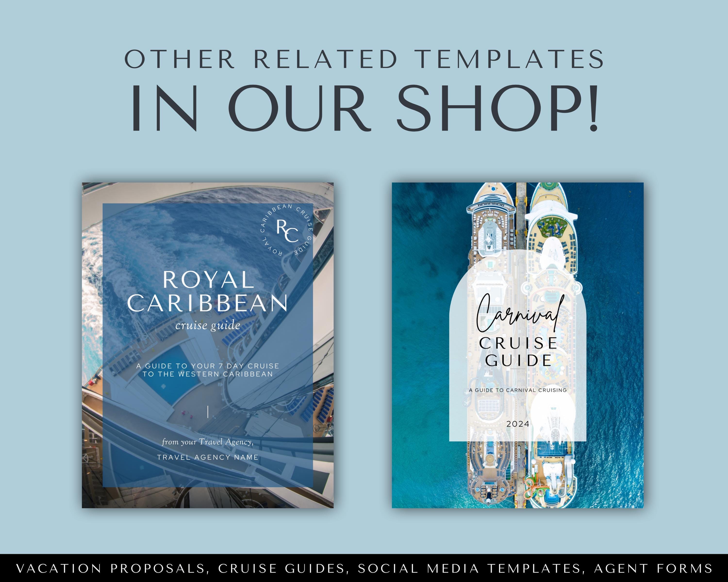 Carnival Cruise Ship Guide, Travel Agent Templates, Cruise Ship Guide ...