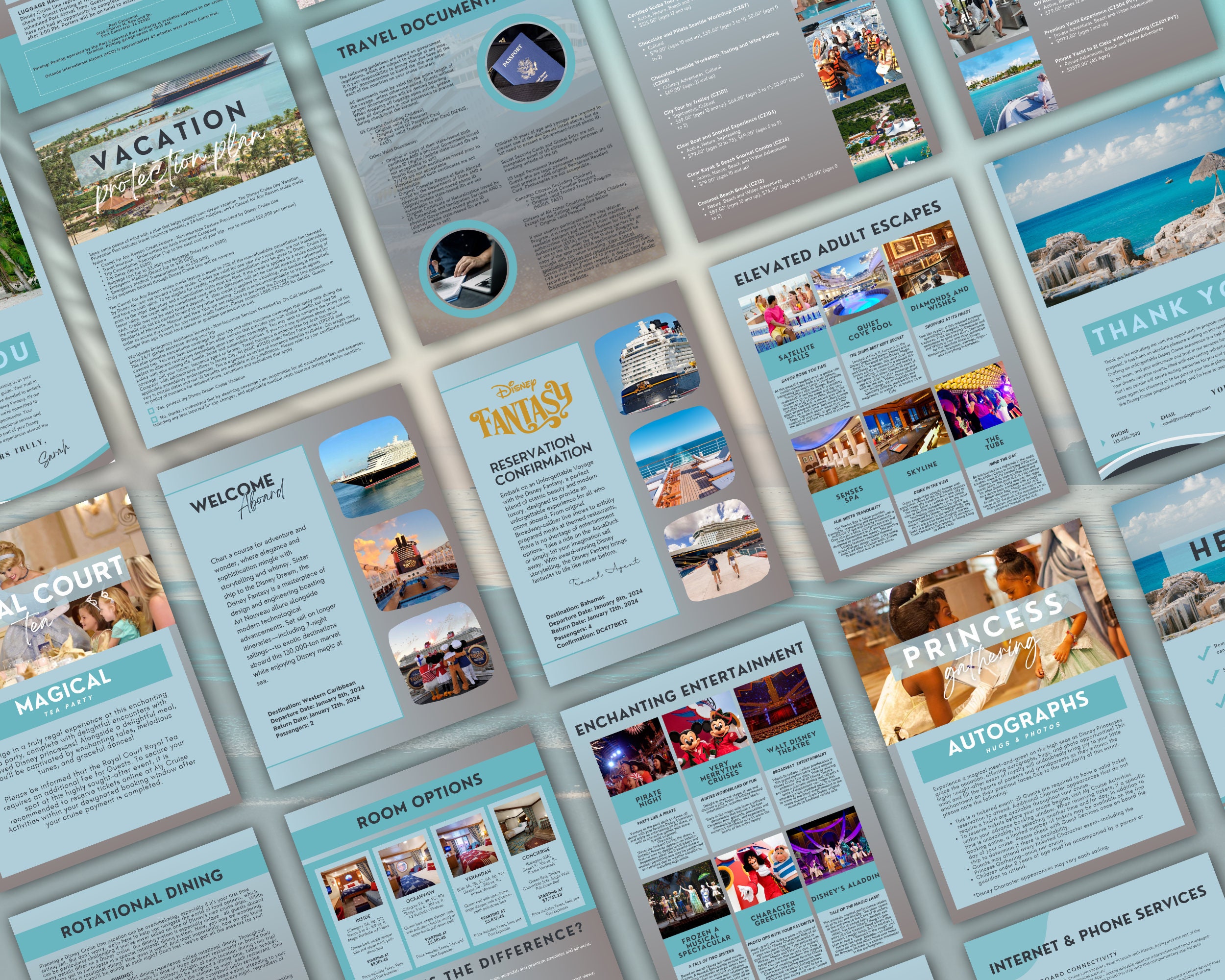 DCL Fantasy Guide, DCL Proposal, Travel Agent Templates, Cruise ...